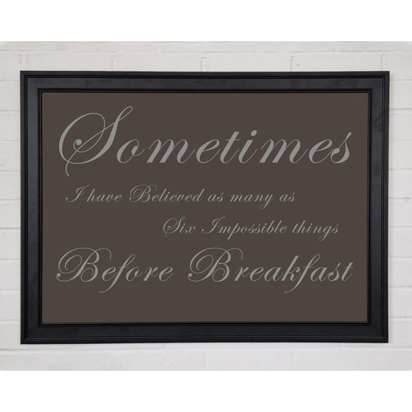 Happy Larry Manchmal habe ich so viel geglaubt wie die Schokolade ...