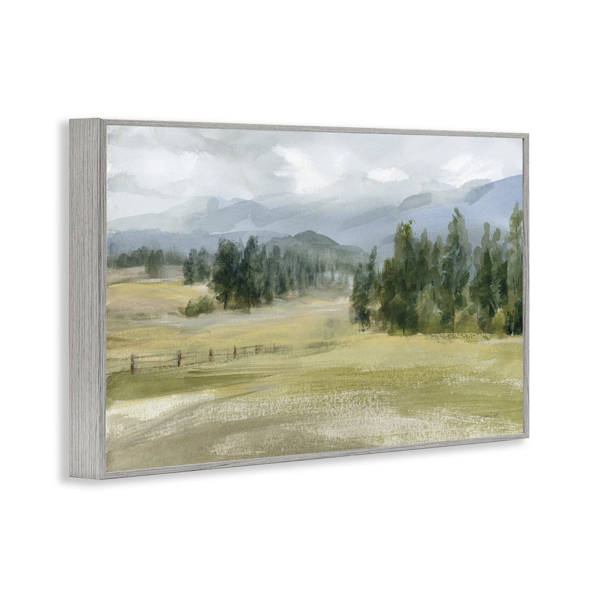 Union Rustic Vast Valley Retreat Landscape Giclee Art by Danhui Nai ...