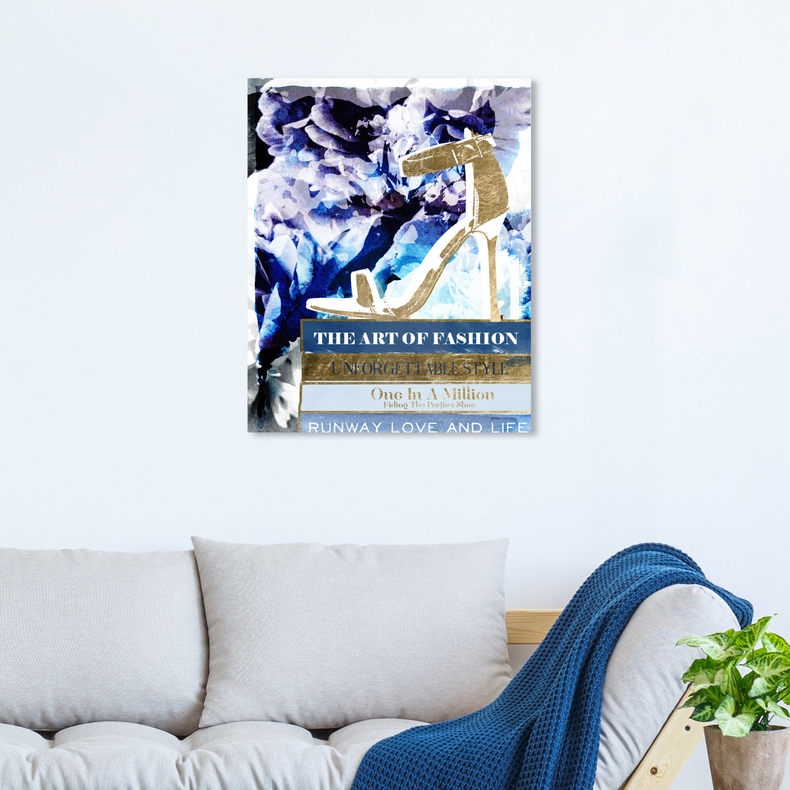 Oliver Gal Prints Book Addict Shoes - Graphic Art Print | Wayfair