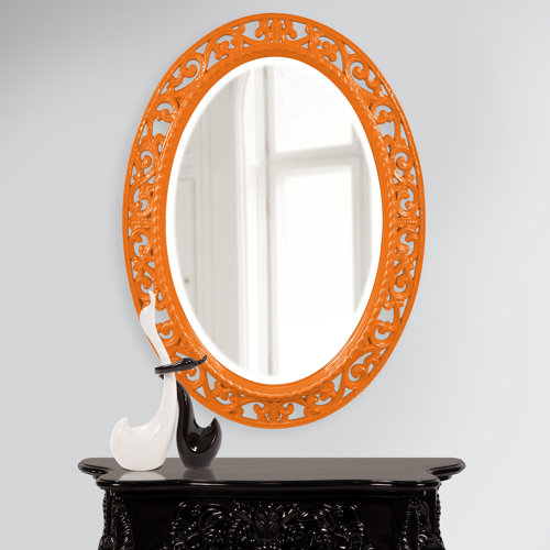 Orange Wall Mirrors You'll Love | Wayfair