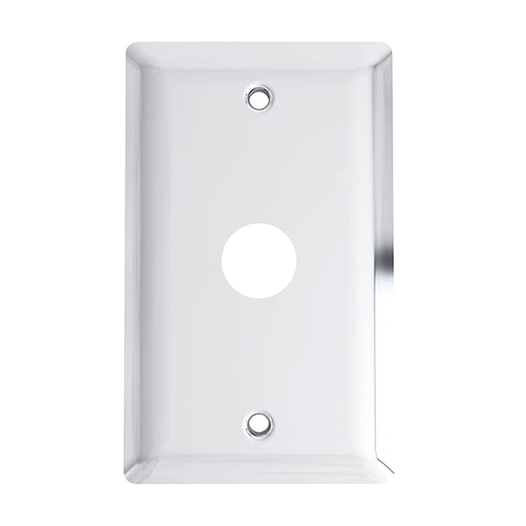 HEATGENE No Subject 1 - Gang Single Outlet Standard Wall Plate | Wayfair
