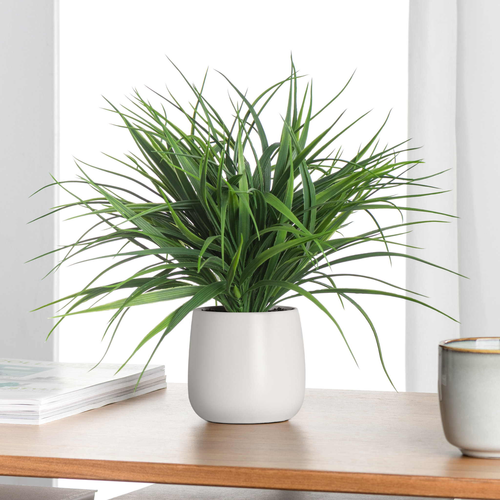 Ebern Designs 6" Artificial Foliage Plant in Pot & Reviews | Wayfair
