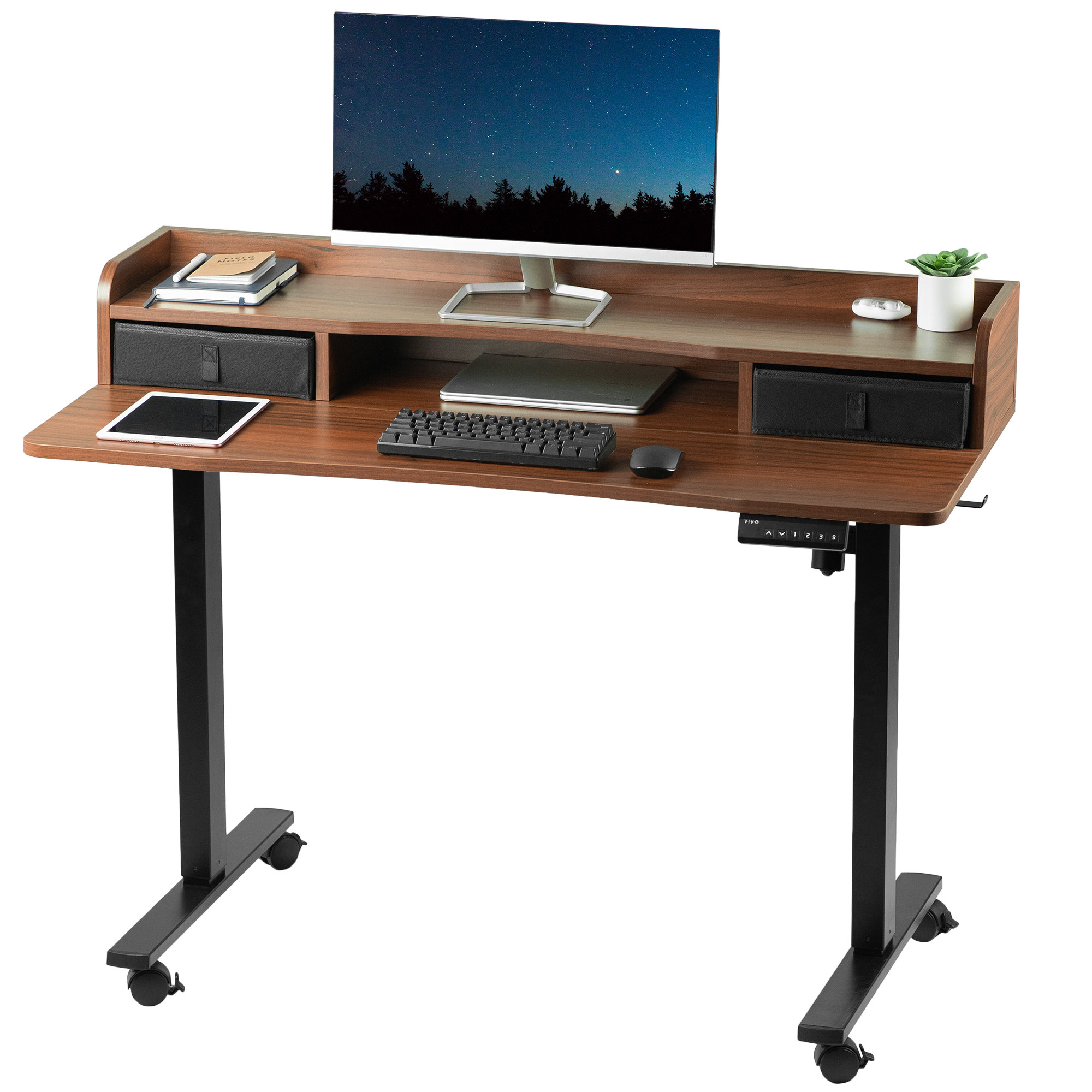 Vivo Height Adjustable Standing Desk & Reviews | Wayfair
