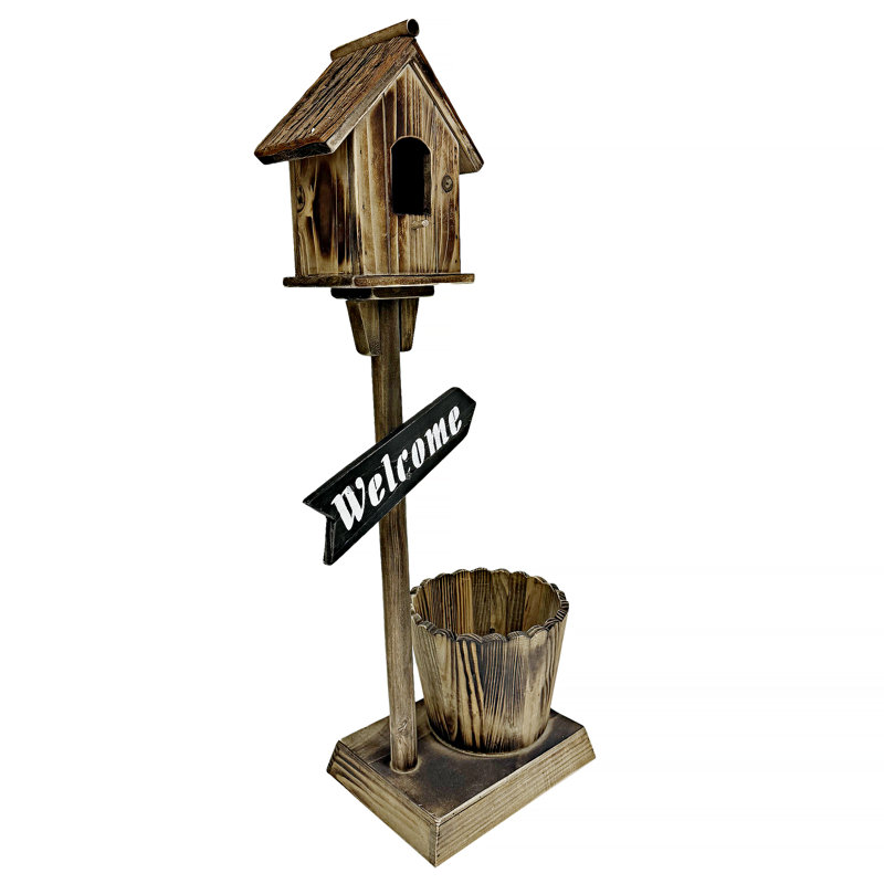 Millwood Pines Dajanique Wood Pot Planter | Wayfair