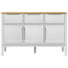 Ebern Designs Sideboard FLORO 44.9"X16.9"X29.1" Solid Wood Pine | Wayfair