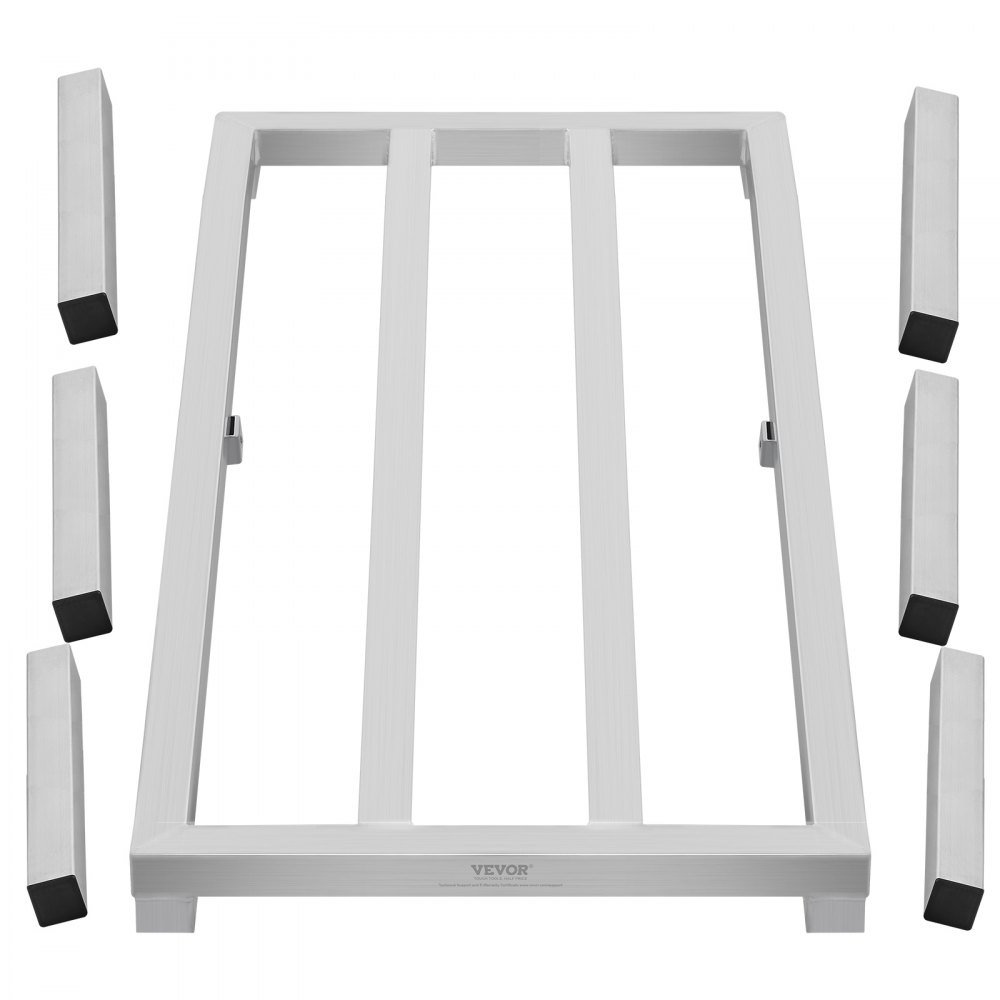 17 Stories Newly Upgraded! Aluminum Dunnage Rack Stationary Dunnage ...