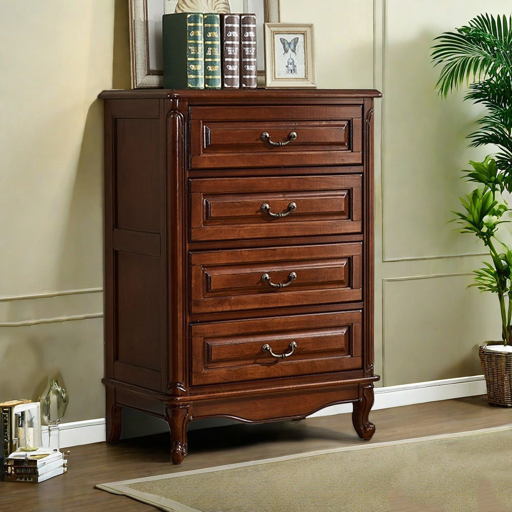 NICECABINET Retro Simple Solid Wood Accent Chests - Wayfair Canada