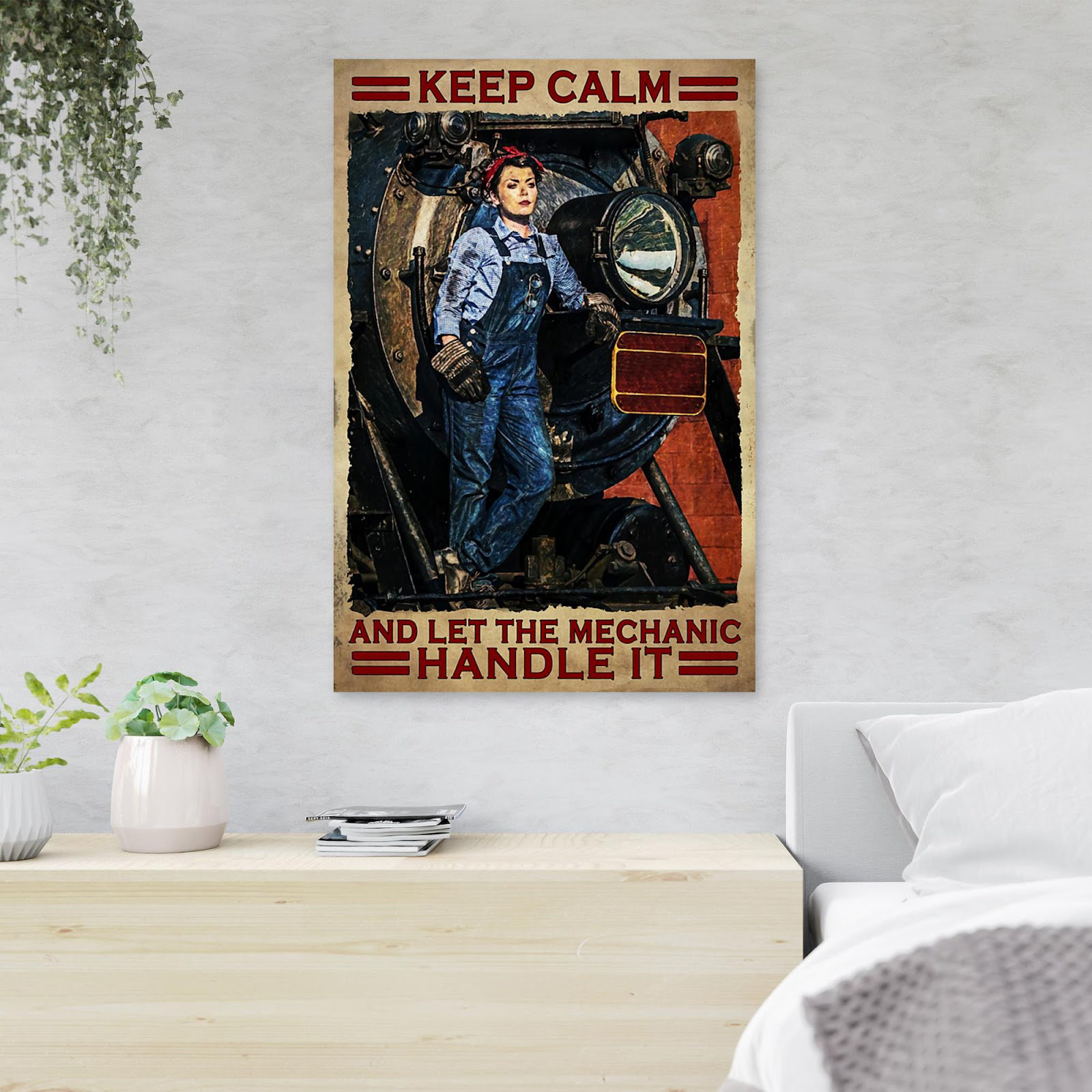 Trinx Mechanic Lady In Denim - Keep Calm And Let The Mechanic Handle It ...