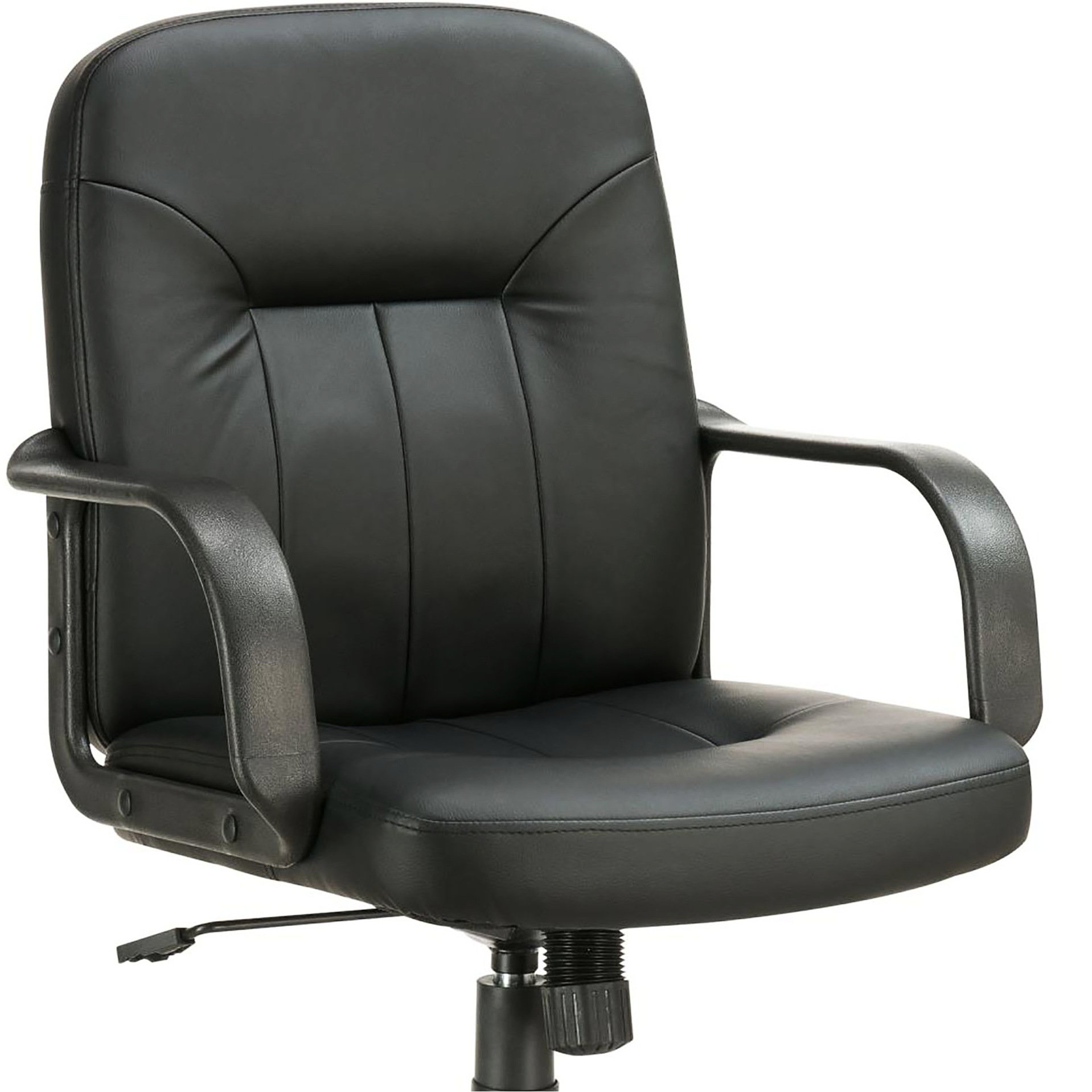 Ivy Bronx Black Office Chair - Comfortable, Low Profile Design Modern ...