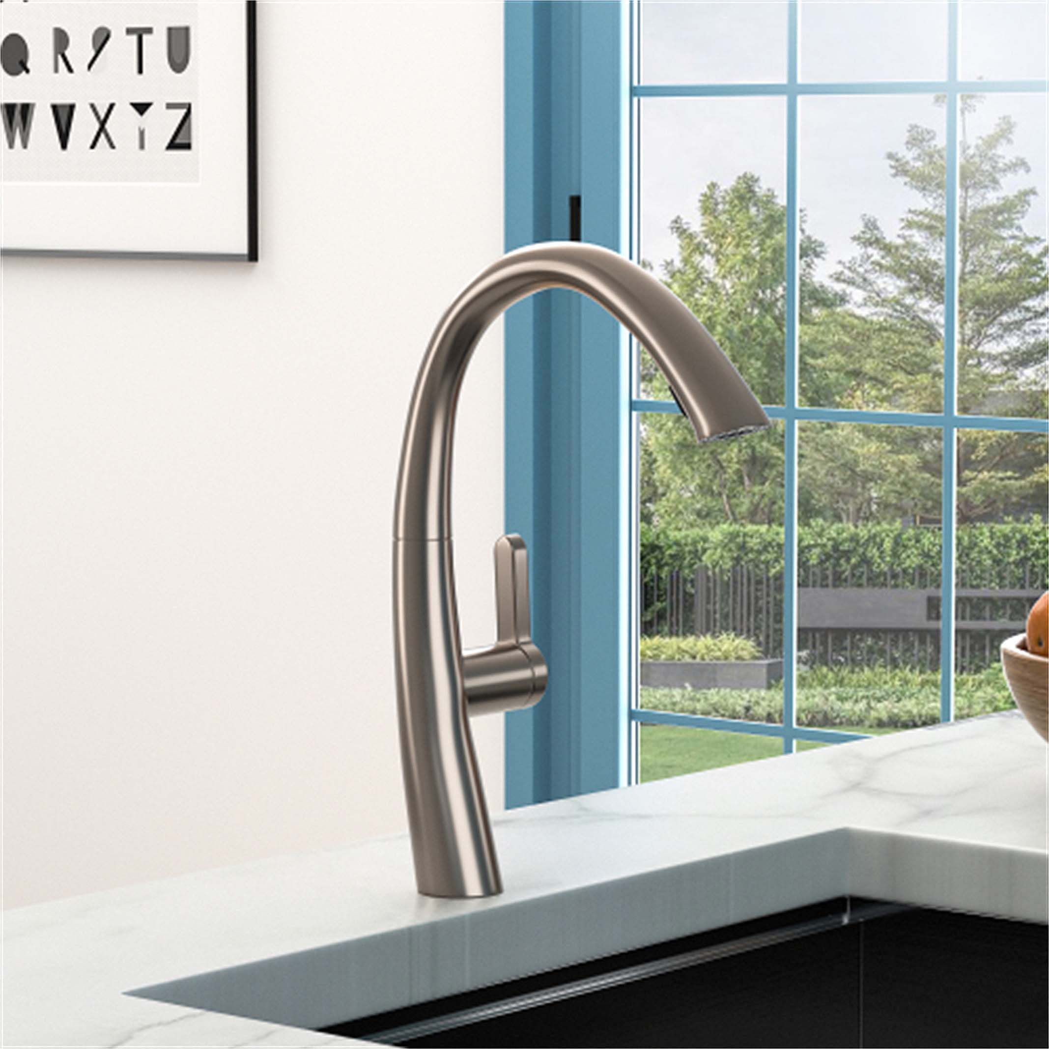 Red Cloud Pull Out Kitchen Faucet - Wayfair Canada