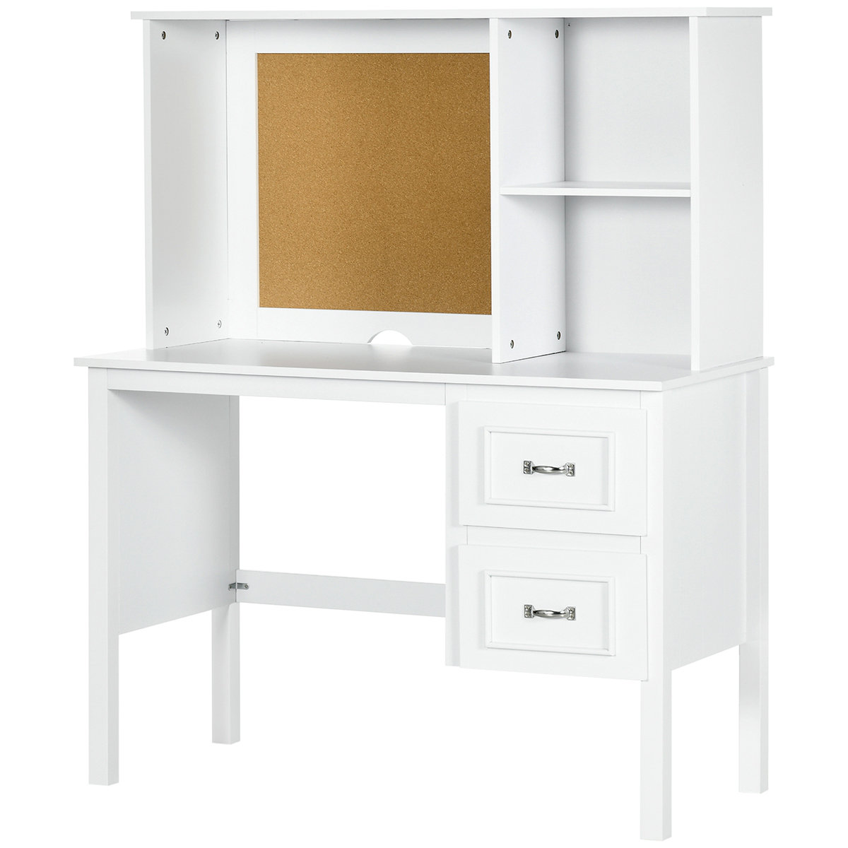 Latitude Run® Computer Desk With Drawers & Shelves, Home Office Desk ...