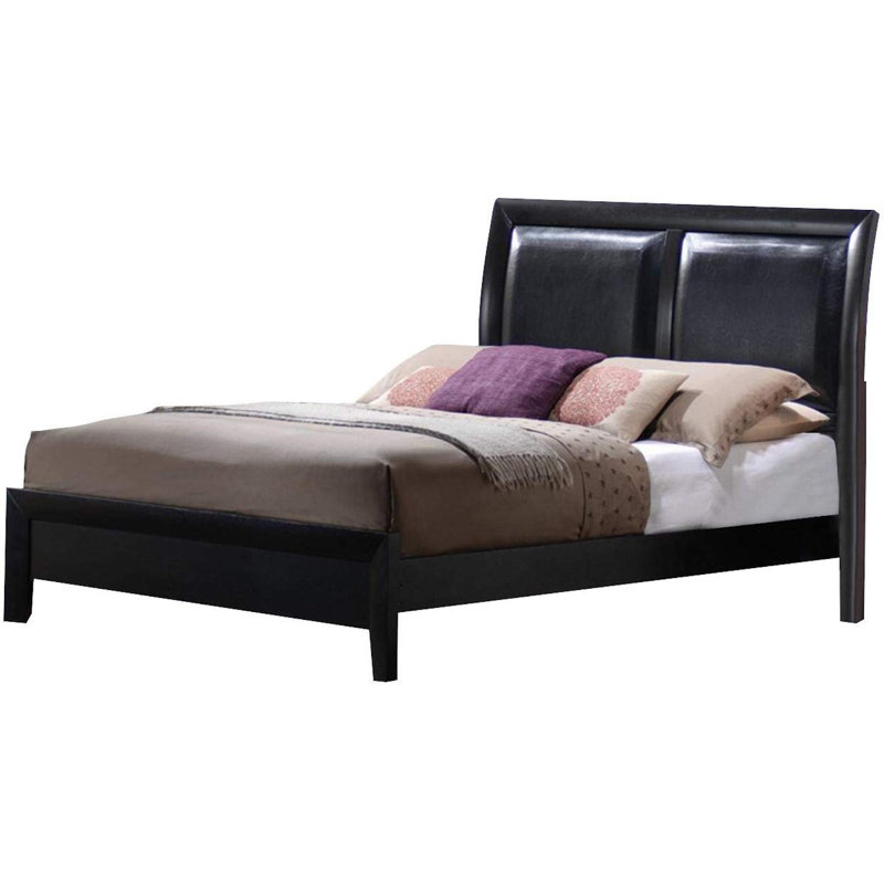 Mutsumi Home Studio Low Profile Sleigh Bed | Wayfair