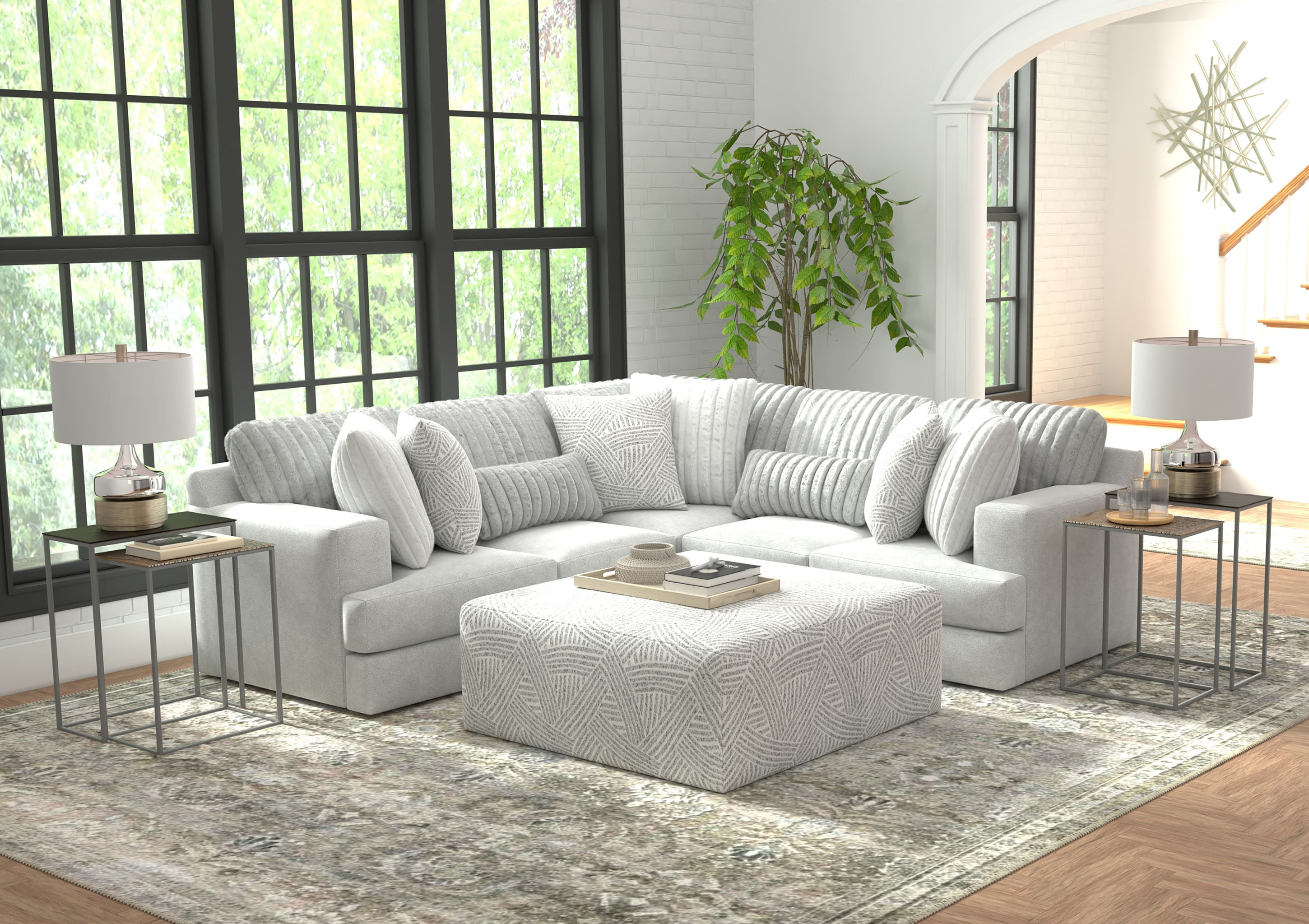 Latitude Run® Zyyon 2-Piece Fabric L-Shaped Sectional | Wayfair