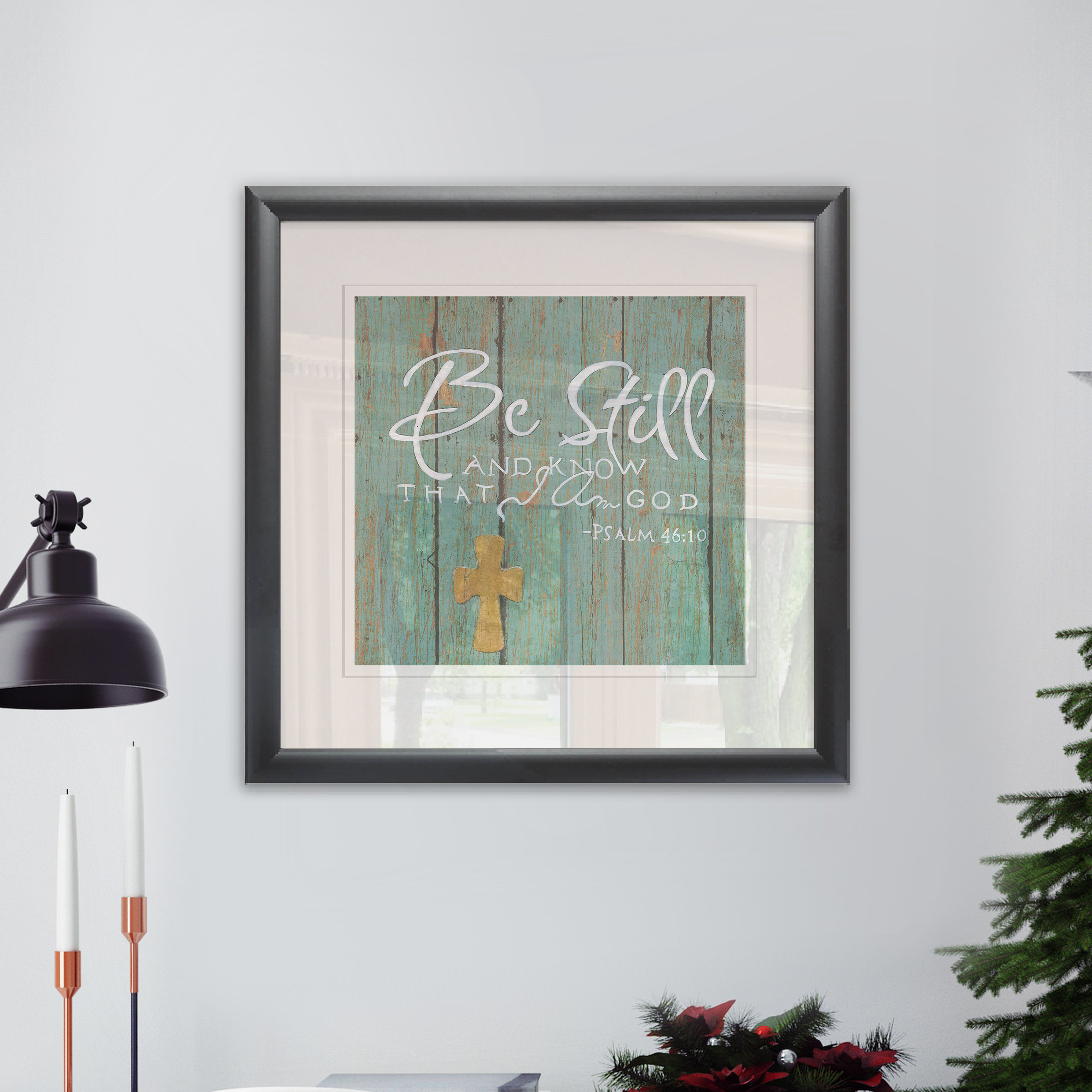 The Holiday Aisle® Be Still - Picture Frame Print | Wayfair