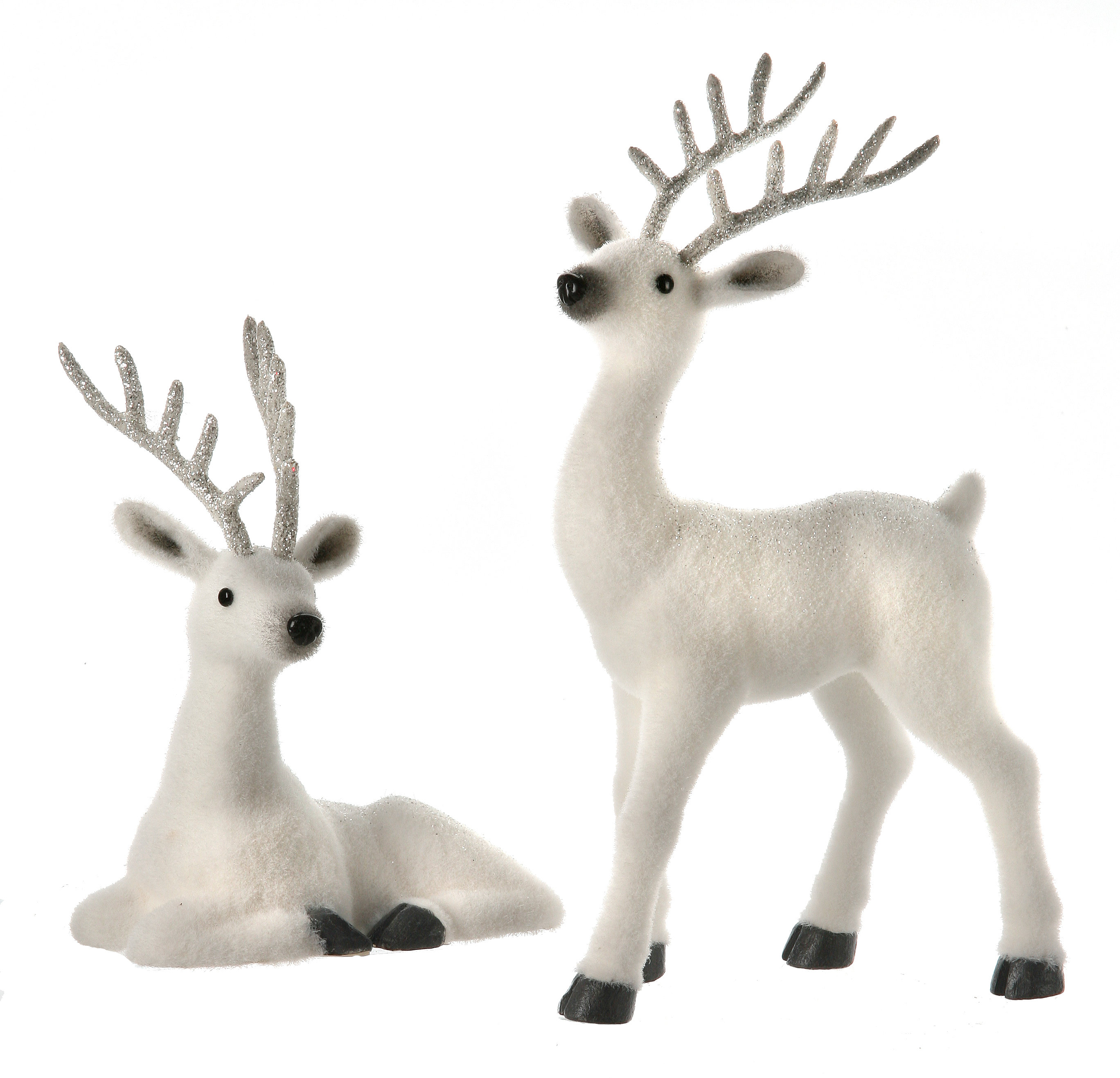Regency International Frosty Standing and Laying Deer - Wayfair Canada