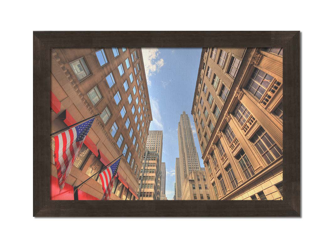 Latitude Run® New York City Flags by Kelly Wade. Paper Print - Mounted ...