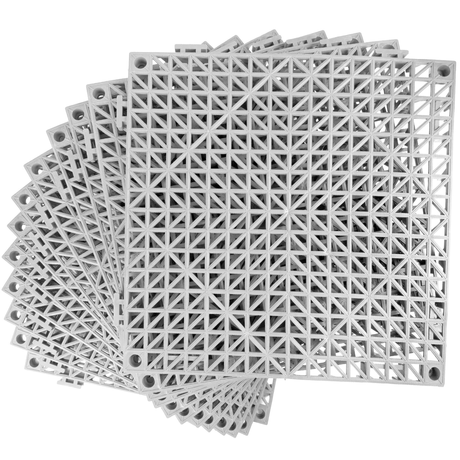 Orren Ellis Modular Interlocking Cushion 12 Pack 11.8" X 11.8" Rubber ...