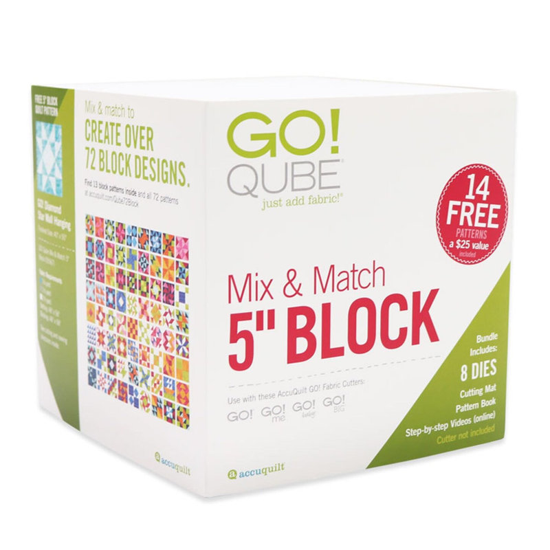 AccuQuilt, LLC Accuquilt GO! Qube Mix & Match 5 Block | Wayfair