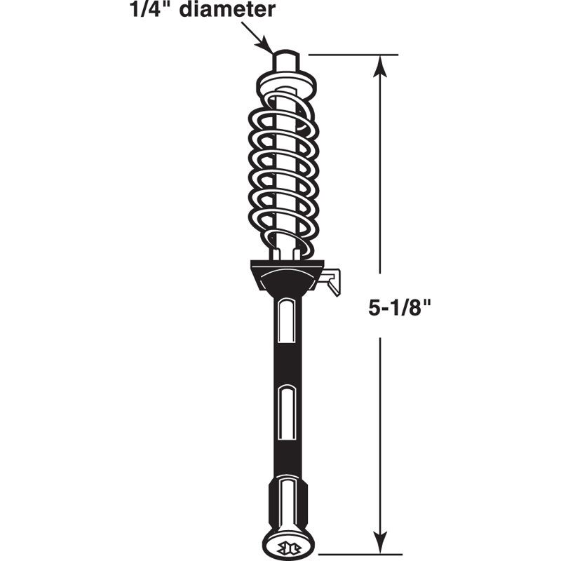 Prime-Line Bi-Fold Door Top Pivot Rod, 5-1/8 in. | Wayfair