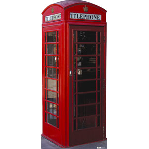 Advanced Graphics English Phone Booth Life-Size Cardboard Stand-Up ...