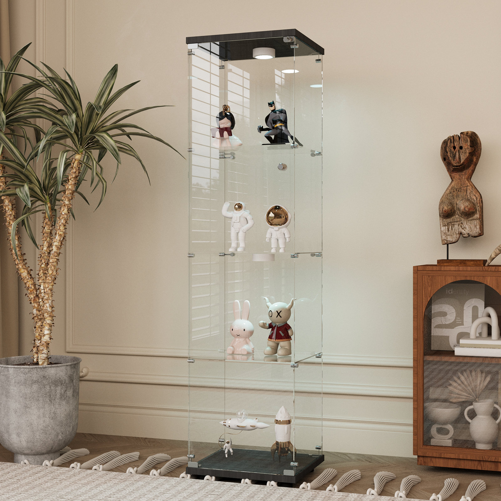 Wrought Studio Tempered Glass Display Cabinet - Wayfair Canada