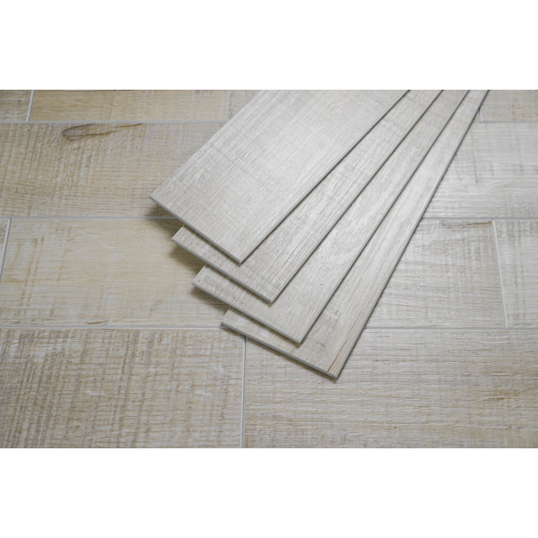 Colamo 3" x 12" Rigid Peel & Stick Wood Look Tile Subway Backsplash ...