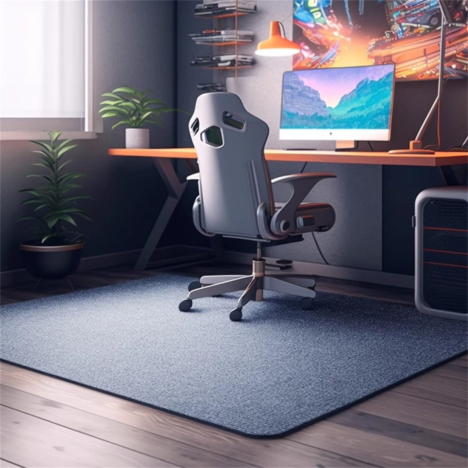 JINXI Computer Chair Mat, Desk Chair Swivel Chair, Gaming Chair Mat ...