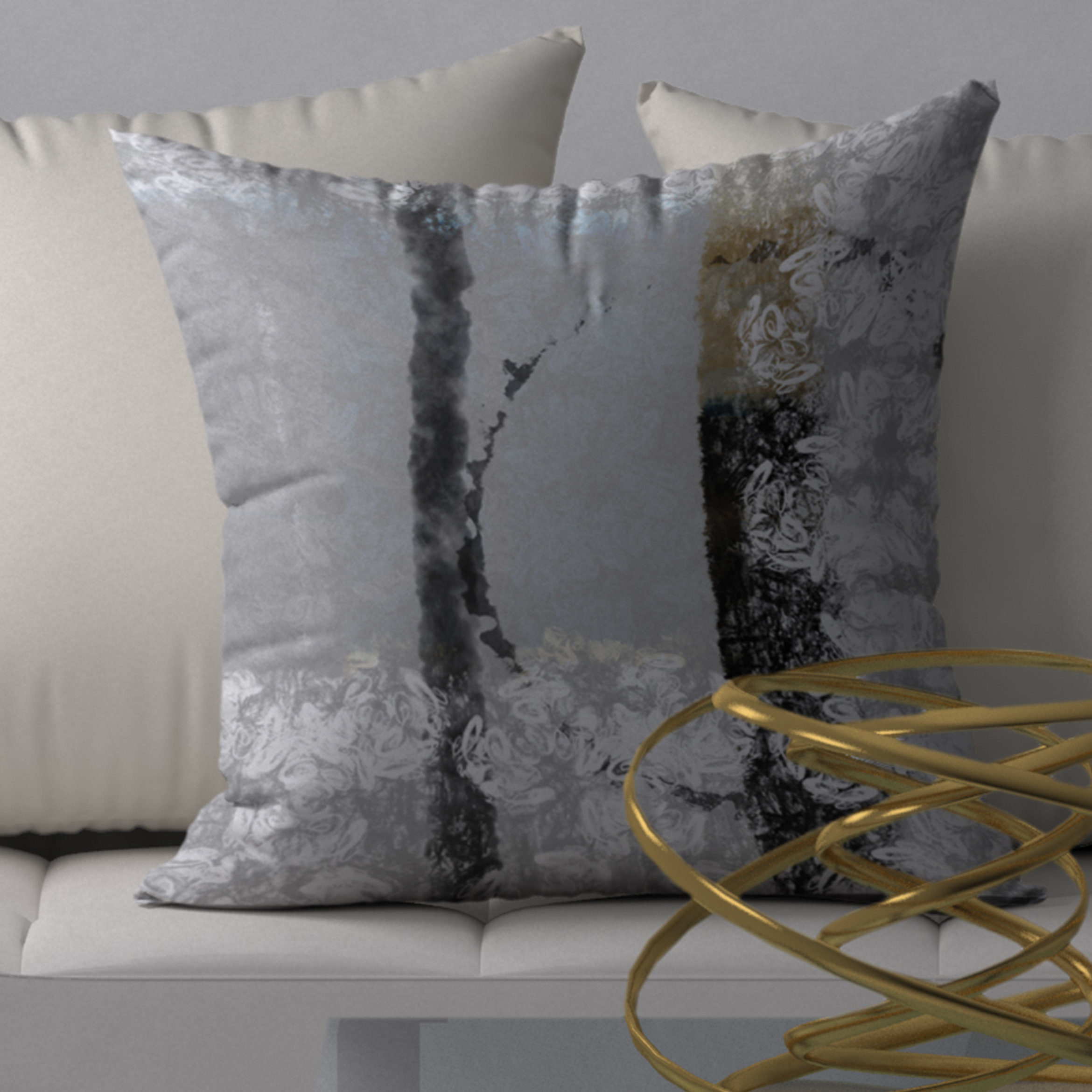 LeRoi Products Jewel Unique Square Pillow Cover & Insert | Wayfair