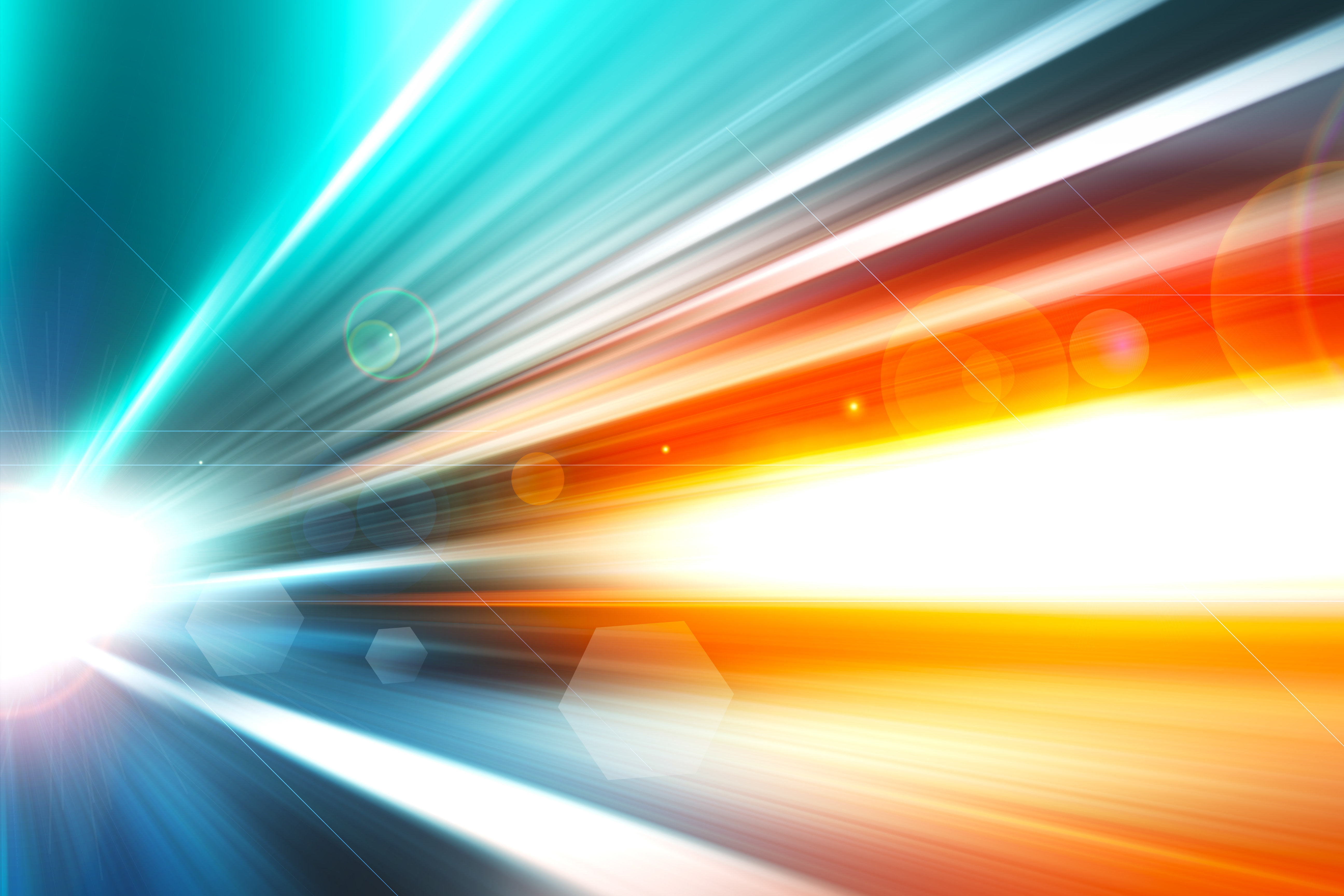 Wrought Studio™ Finnlee Rays Of Colorful Light by Tee_Photolive | Wayfair