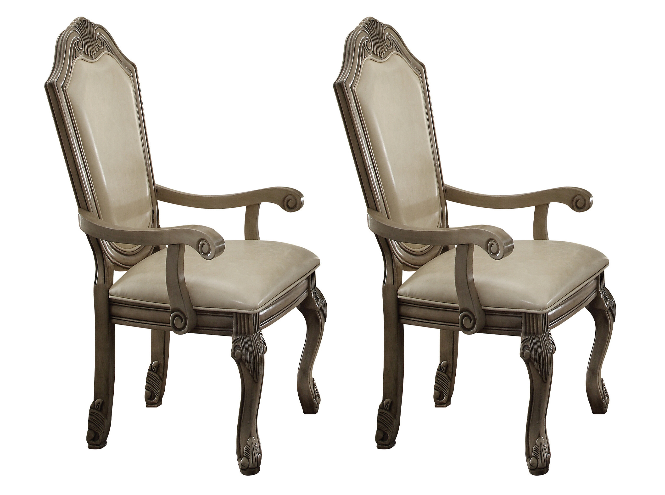 Bloomsbury Market Amoi Arm Chairs with Queen Anne Legs | Wayfair