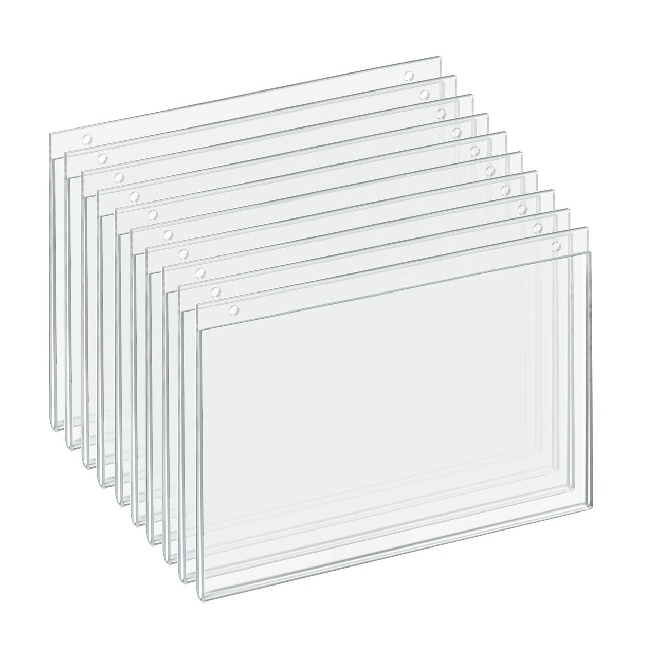 Azar Displays Cadre transparent en acrylique transparent 11 po de large ...