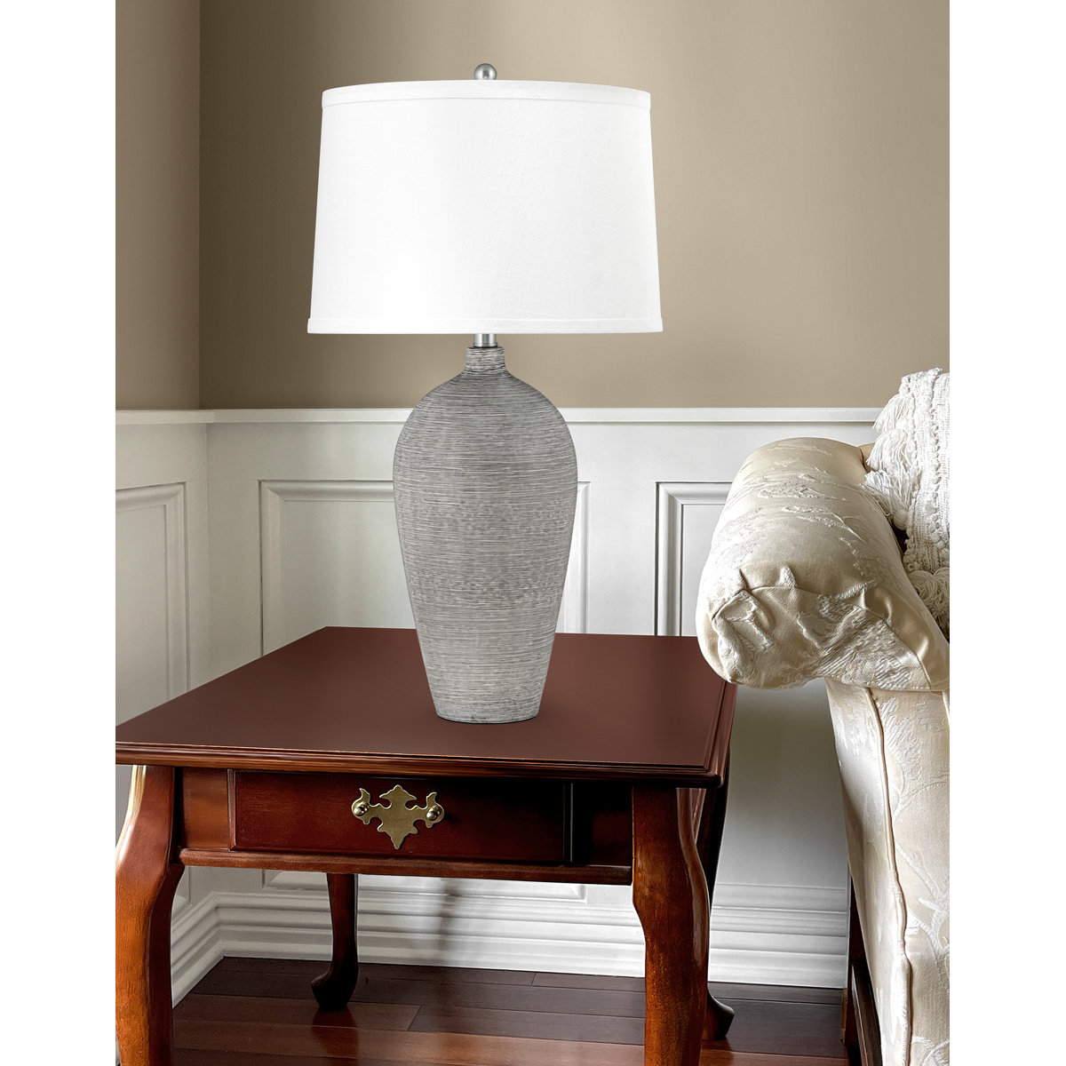 Medallion Lighting Monza 28 in. Ceramic Table Lamp & Reviews | Wayfair