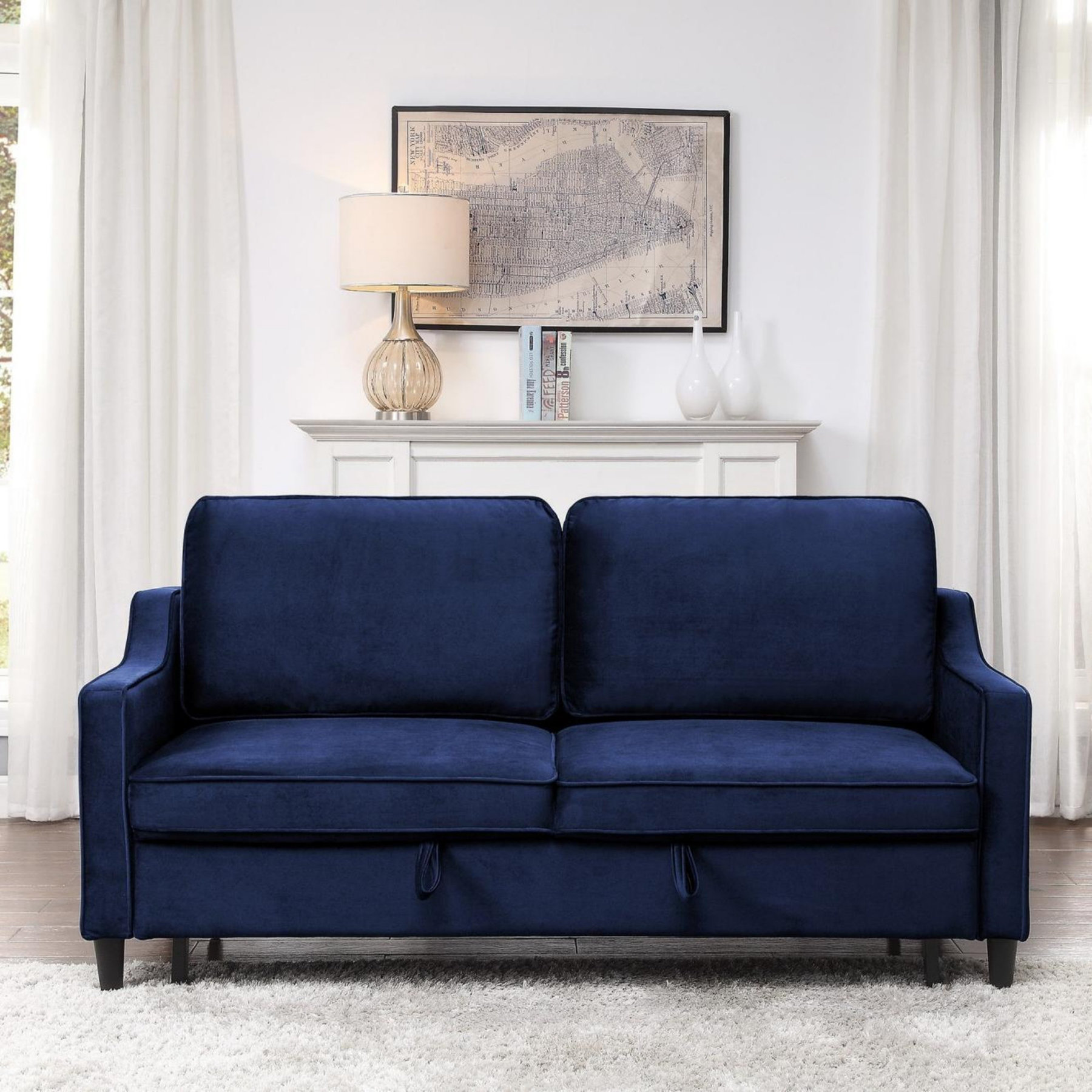 World Menagerie Modern Convertible Studio Sofa | Wayfair