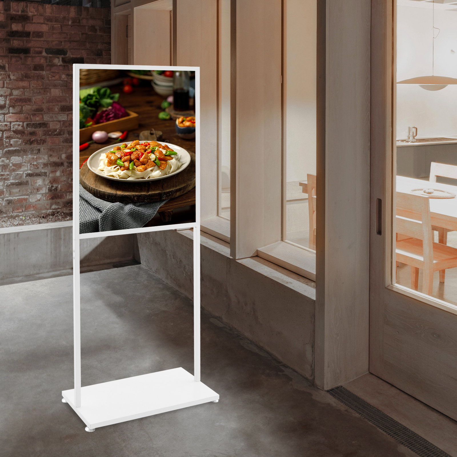 YXSUN Advertising Display Stand, Poster Display Stand, Freestanding ...