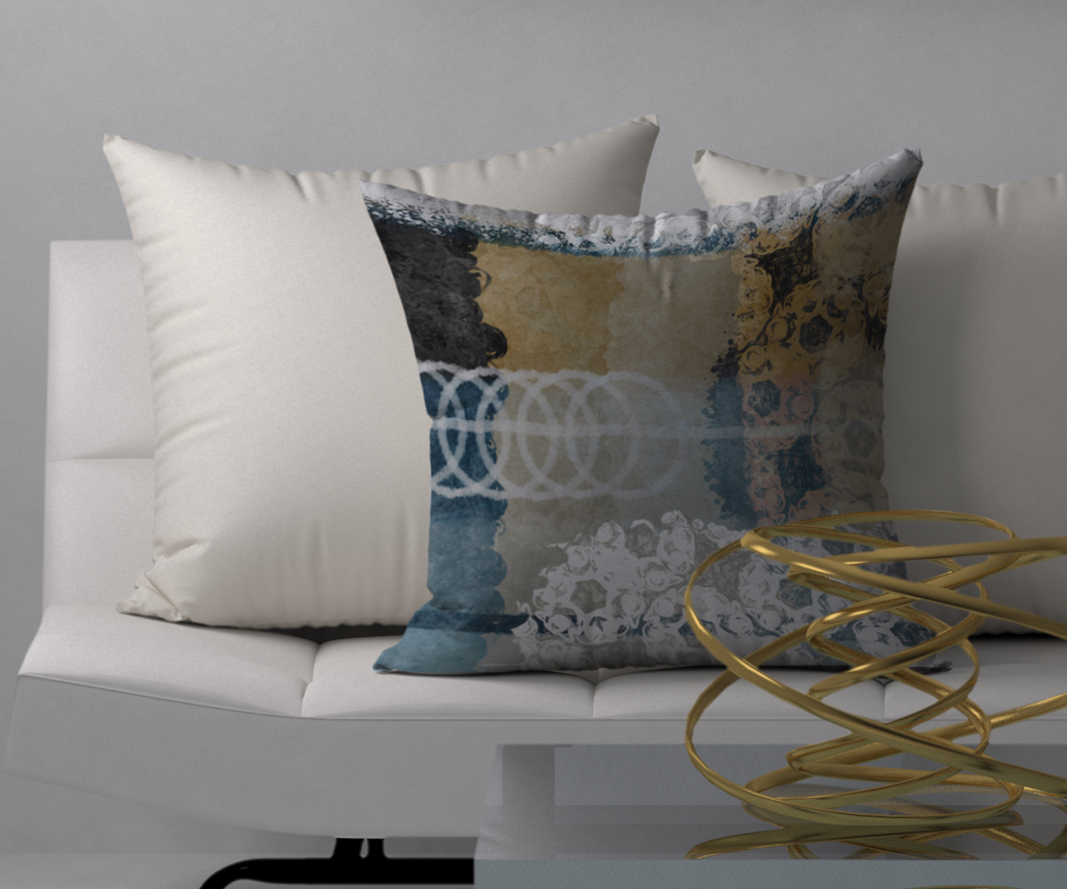 LeRoi Products Prime Dimple Modern Contemporary Decorative Throw Pillow ...