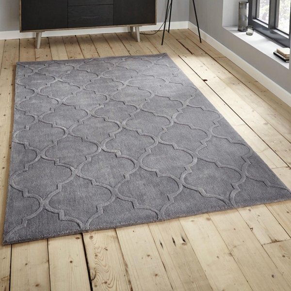Latitude Vive Horan area rug Hand Tufted Rectangle Silver & Reviews ...