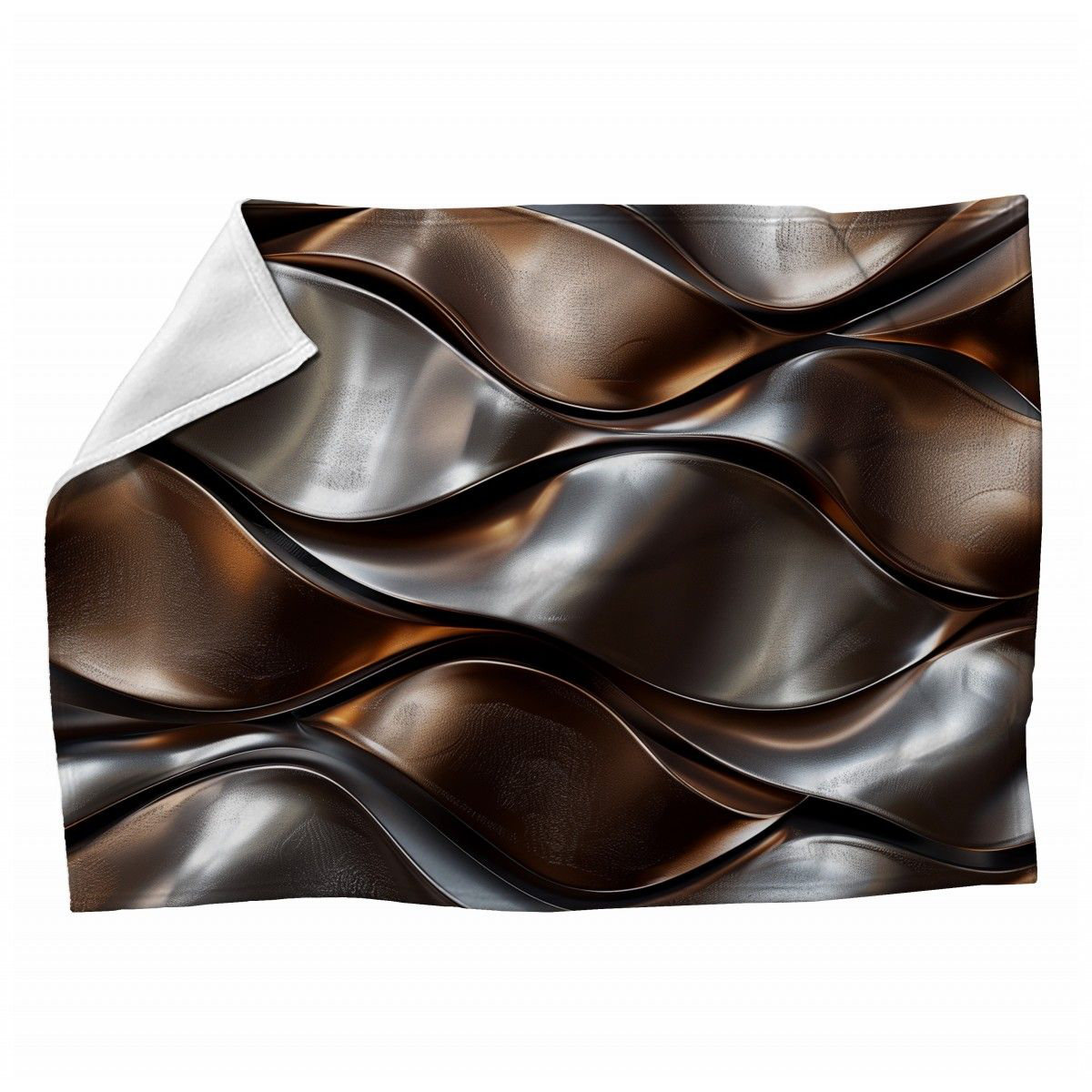 VisionDecor Wavy Surface Fleece Throw Blanket - Visual Art Throws for ...