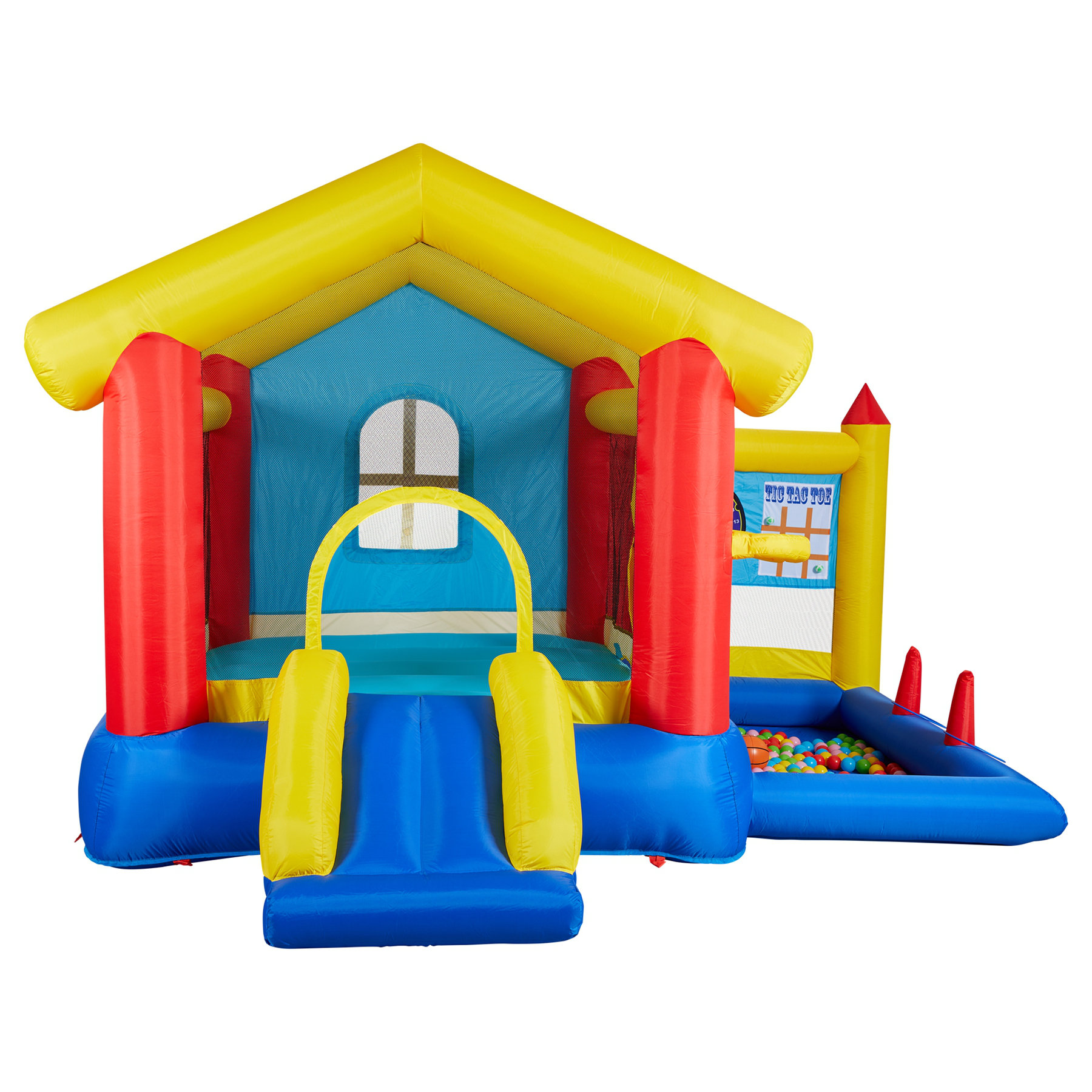 TONY'S APPLIANCES 8 in 1 Inflatable Bounce House with Blower Basketball ...