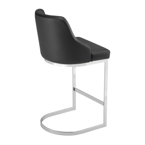 Orren Ellis Upholstered Bar Stool Upholstered 25.8'' Counter Stool with ...