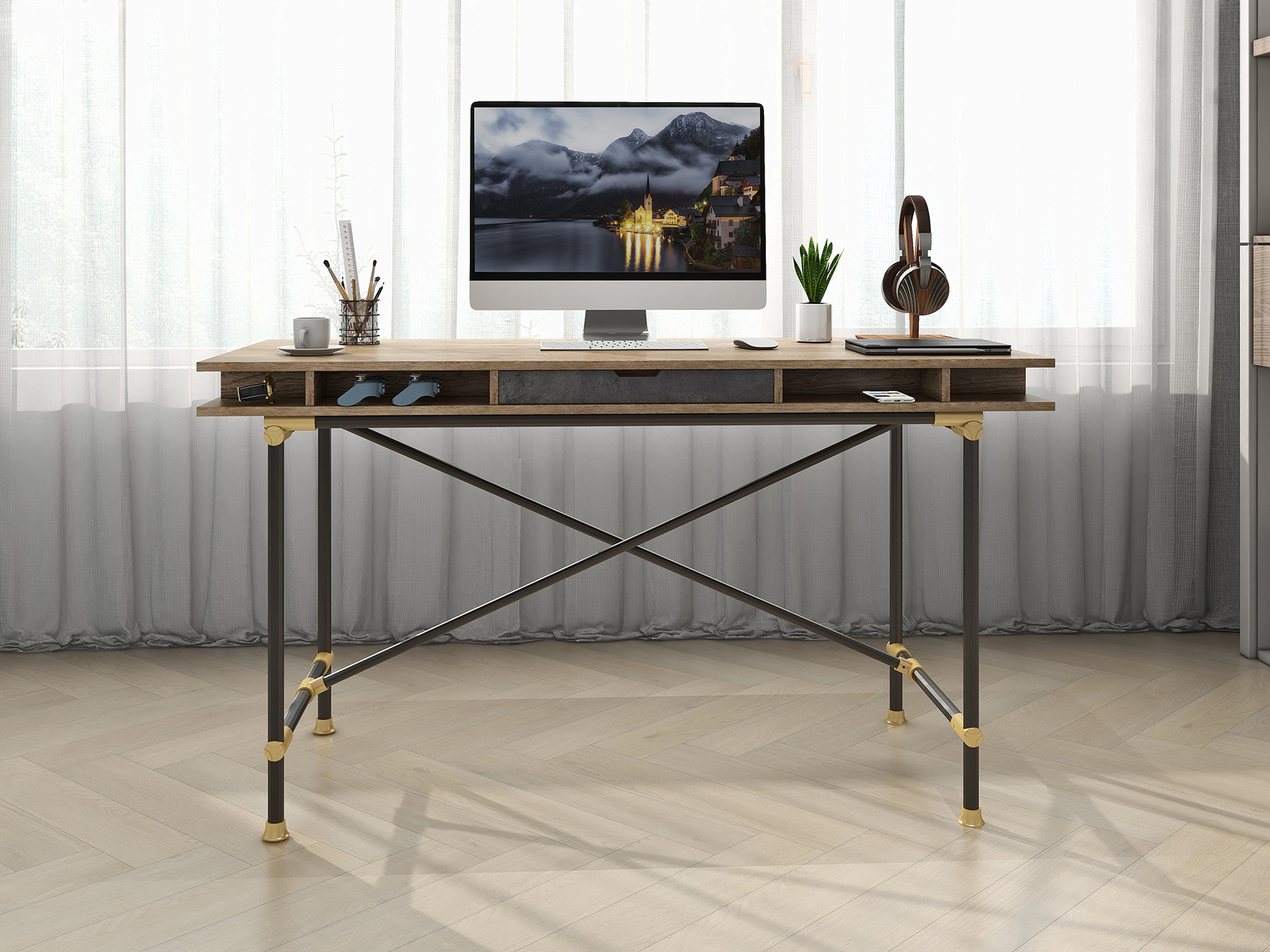Mercer41 Iyland Desk | Wayfair