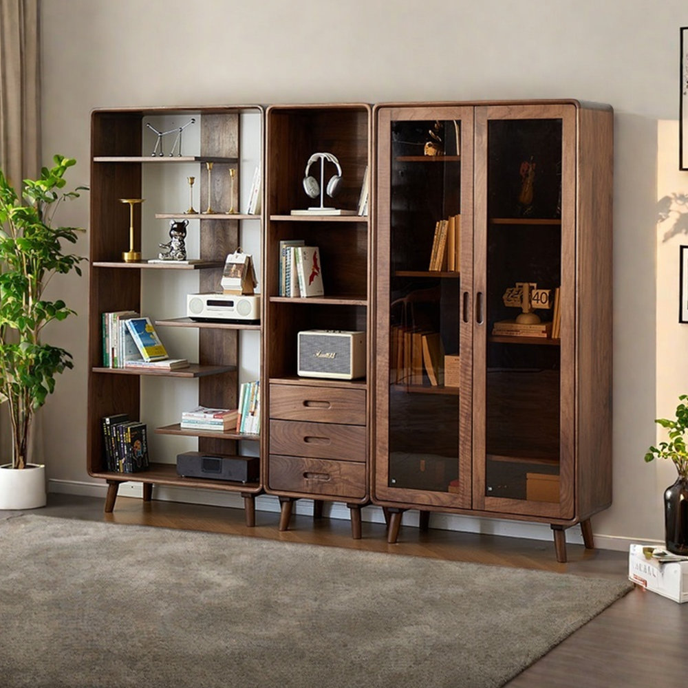 Kaoloupin American style solid wood practical bookcase - Wayfair Canada