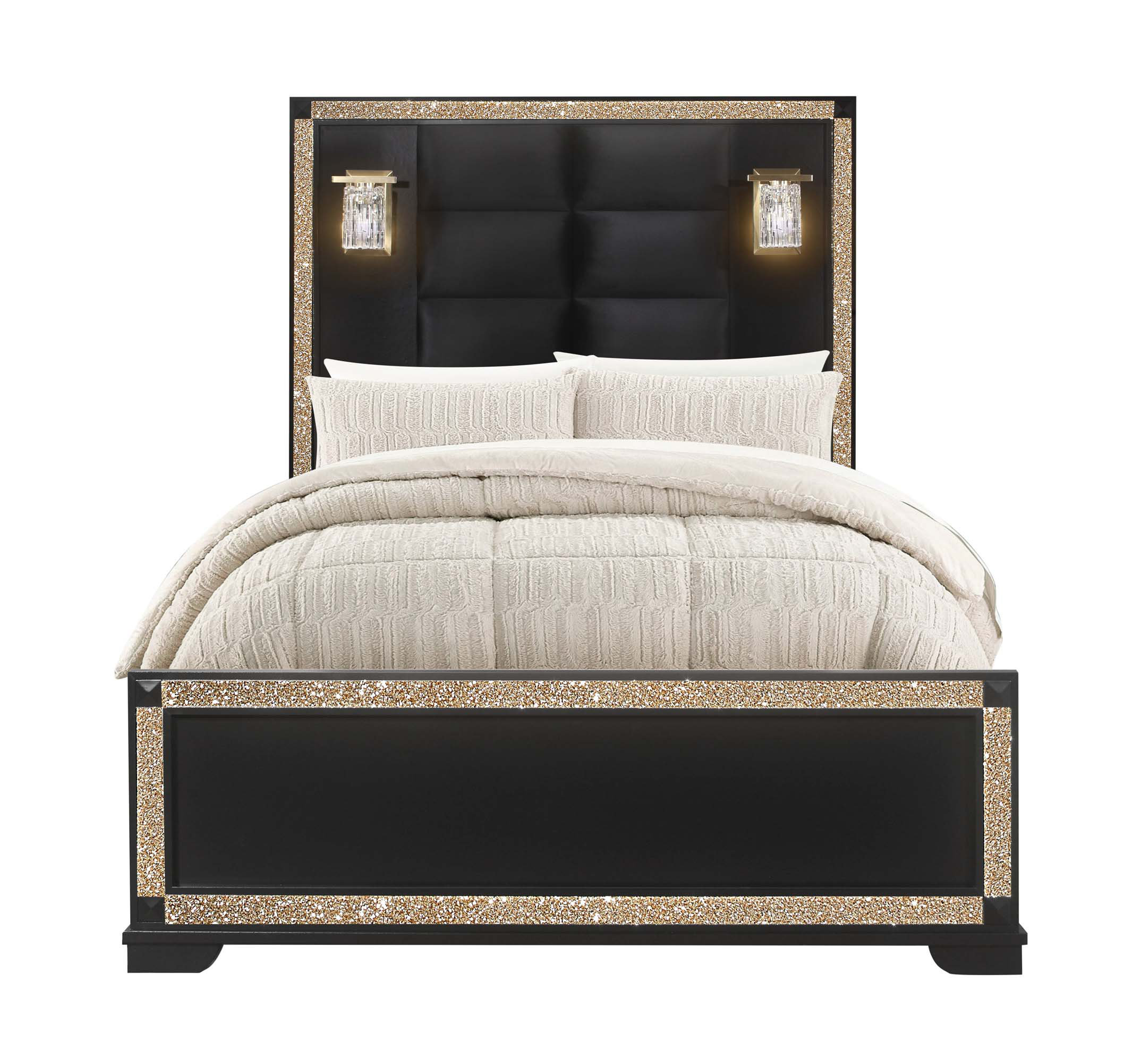 Latitude Run® Lively/Bed With Lamps | Wayfair
