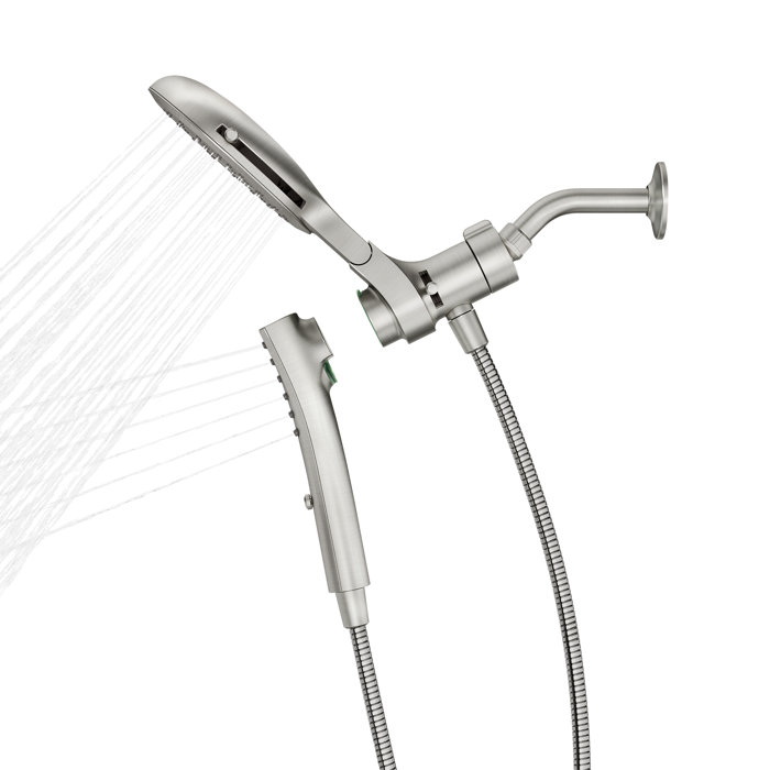 Moen Verso 2.5 GPM Rainshower/Handshower Combination with Infiniti Dial ...