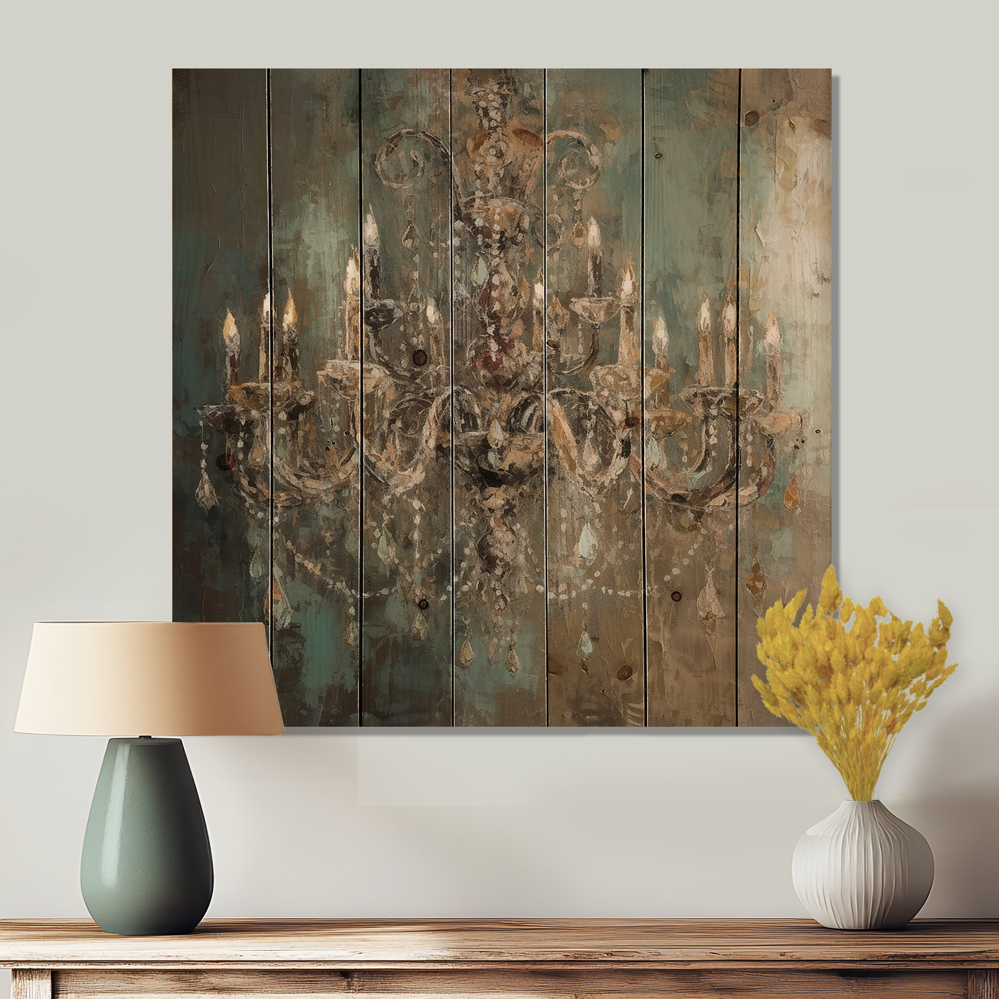 Charlton Home® Ibironke - Fashion Wood Decor On Natural Pine Wood | Wayfair