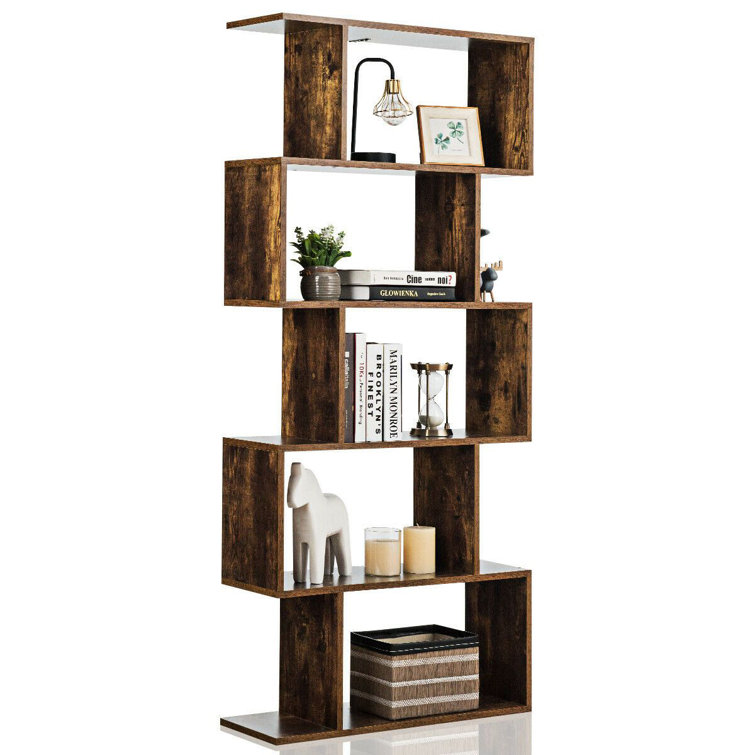 Union Rustic 158cm H x 70cm W Geometric Bookcase | Wayfair.co.uk