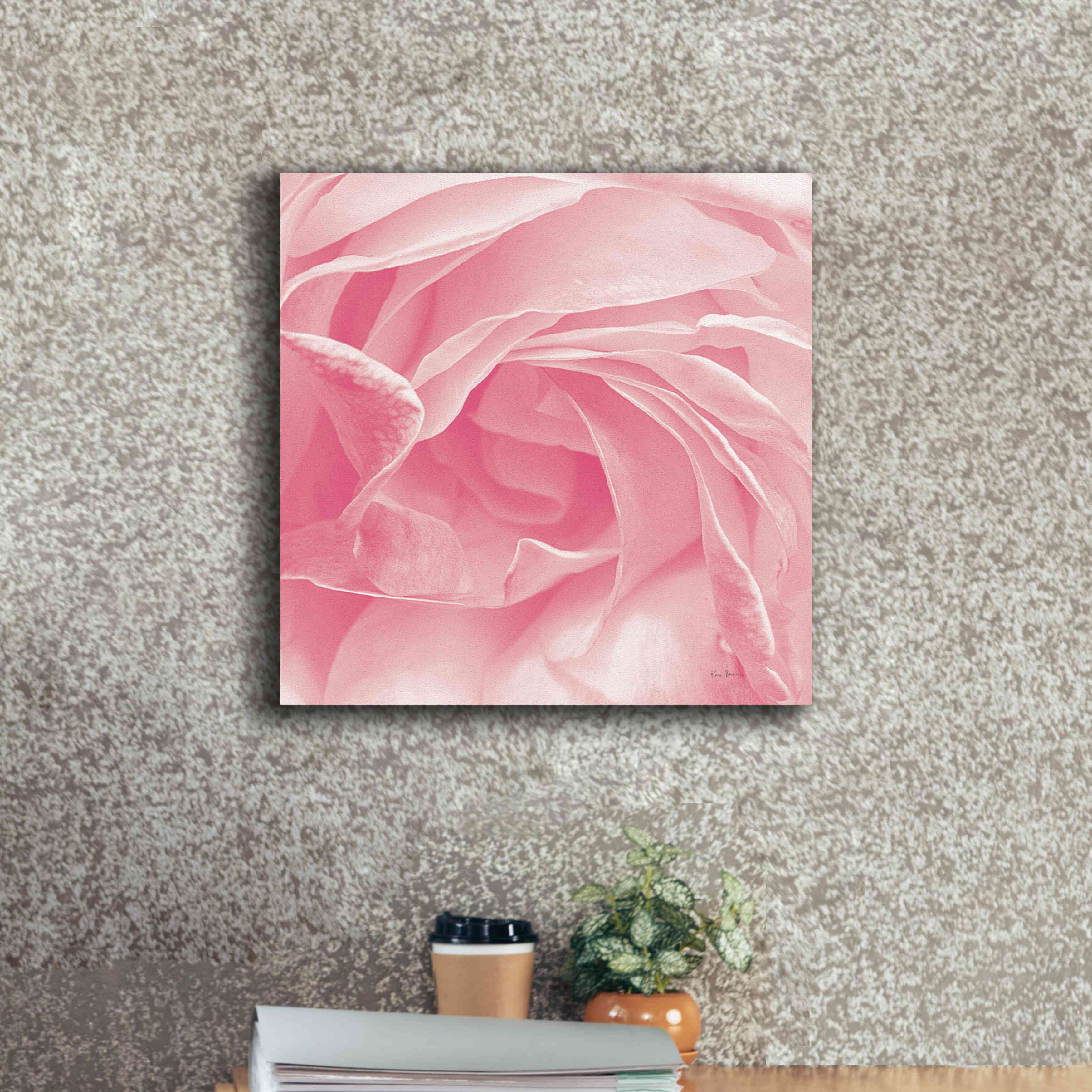 Mercer41 'Georgia Pink' By Keri Bevan, Giclee Canvas Wall Art, 12"X12 ...