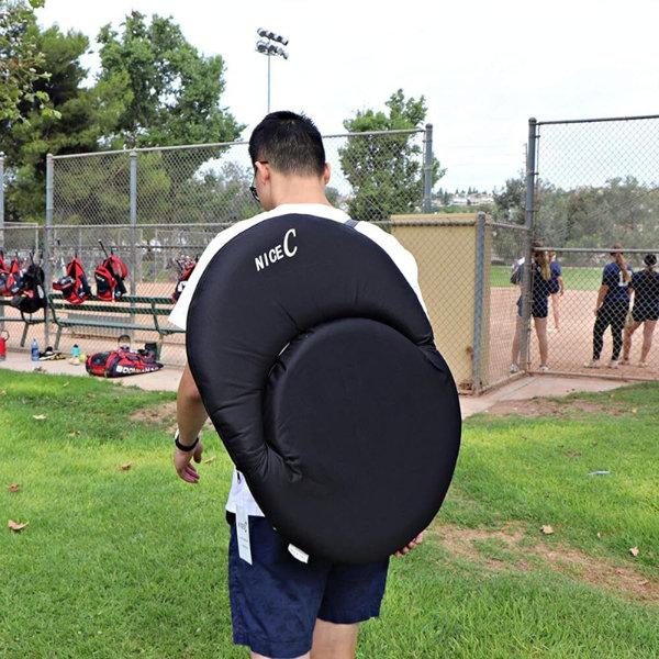 Ebern Designs Rafeek Folding Stadium Seat with Cushions | Wayfair