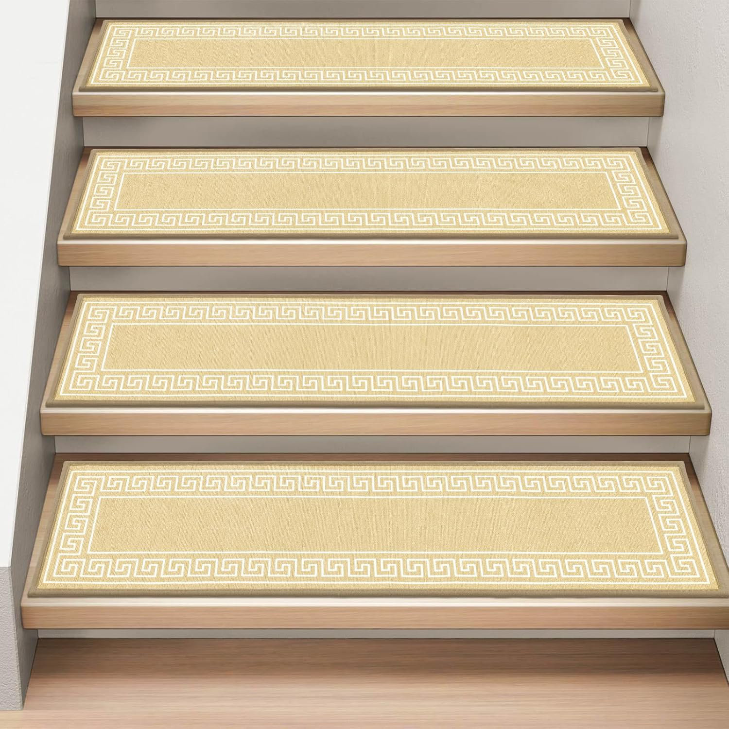 Red Barrel Studio® Stair Treads For Wooden Steps Indoor 15Pcs, 30''X8 ...