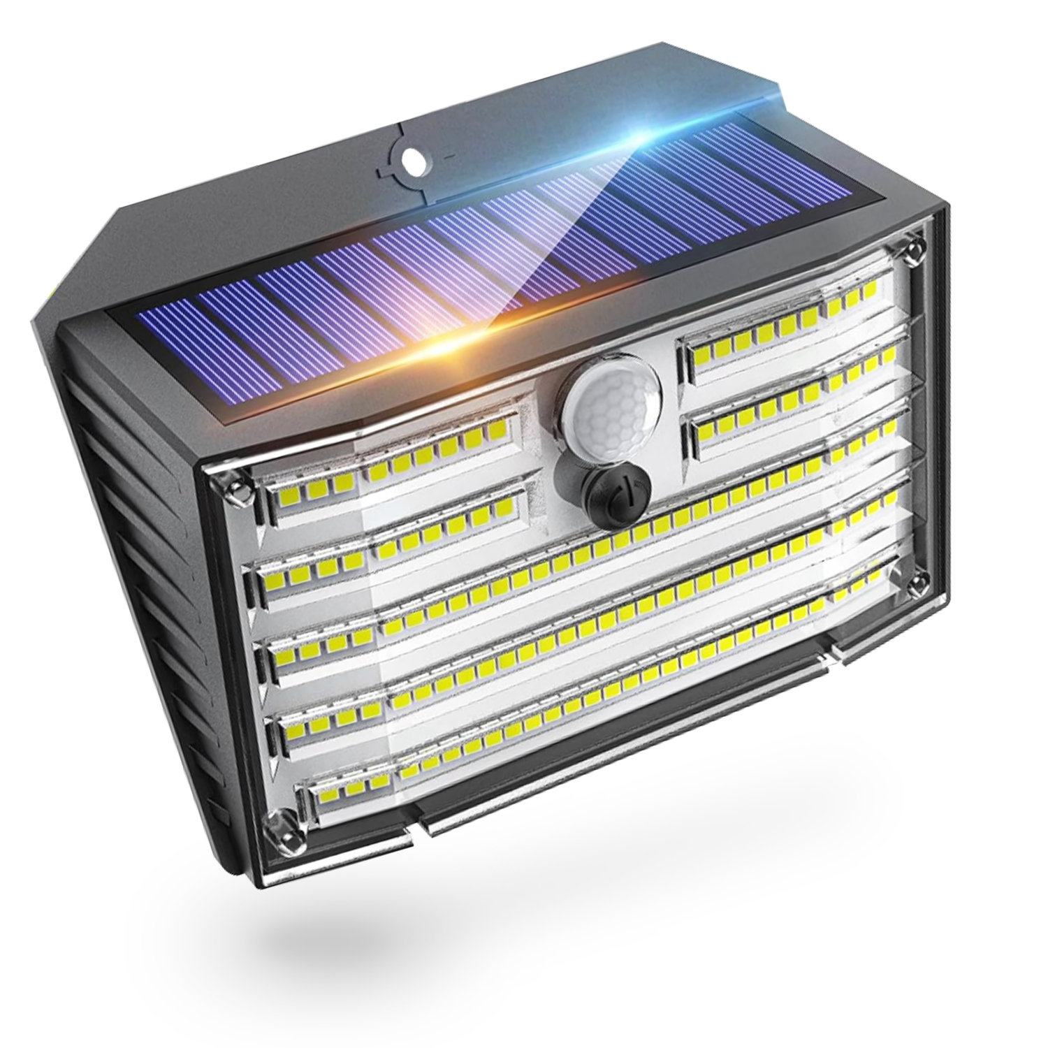 Ebern Designs Solar Outdoor Light Ultra-Bright Solar Powered Security ...