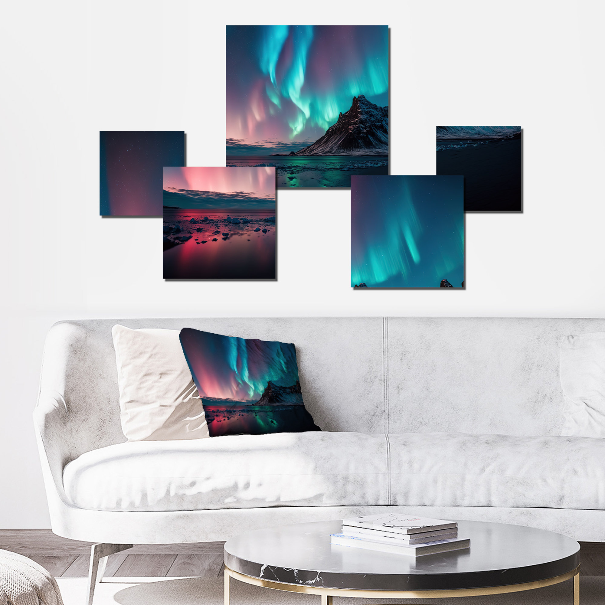 Loon Peak® Aurora Borealis Beautiful Dancing Waves Of Light IV ...